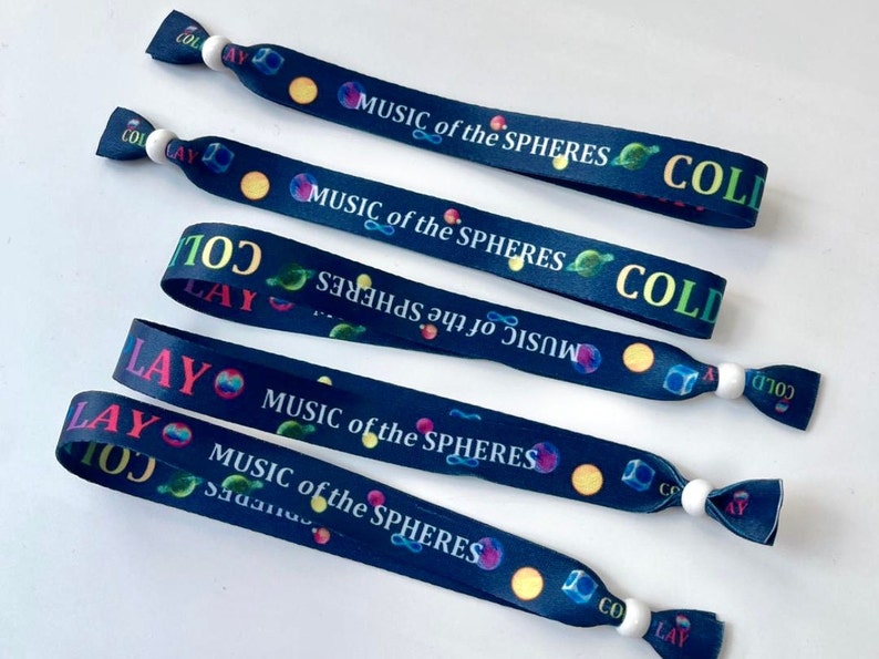 Coldplay/ the Spheres Tour Wristbands - Etsy