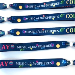 Coldplay/ the Spheres Tour Wristbands - Etsy