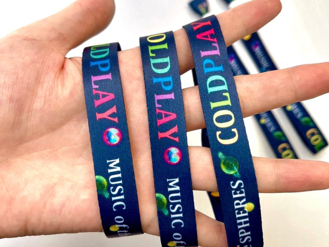 Coldplay/ the Spheres Tour Wristbands - Etsy