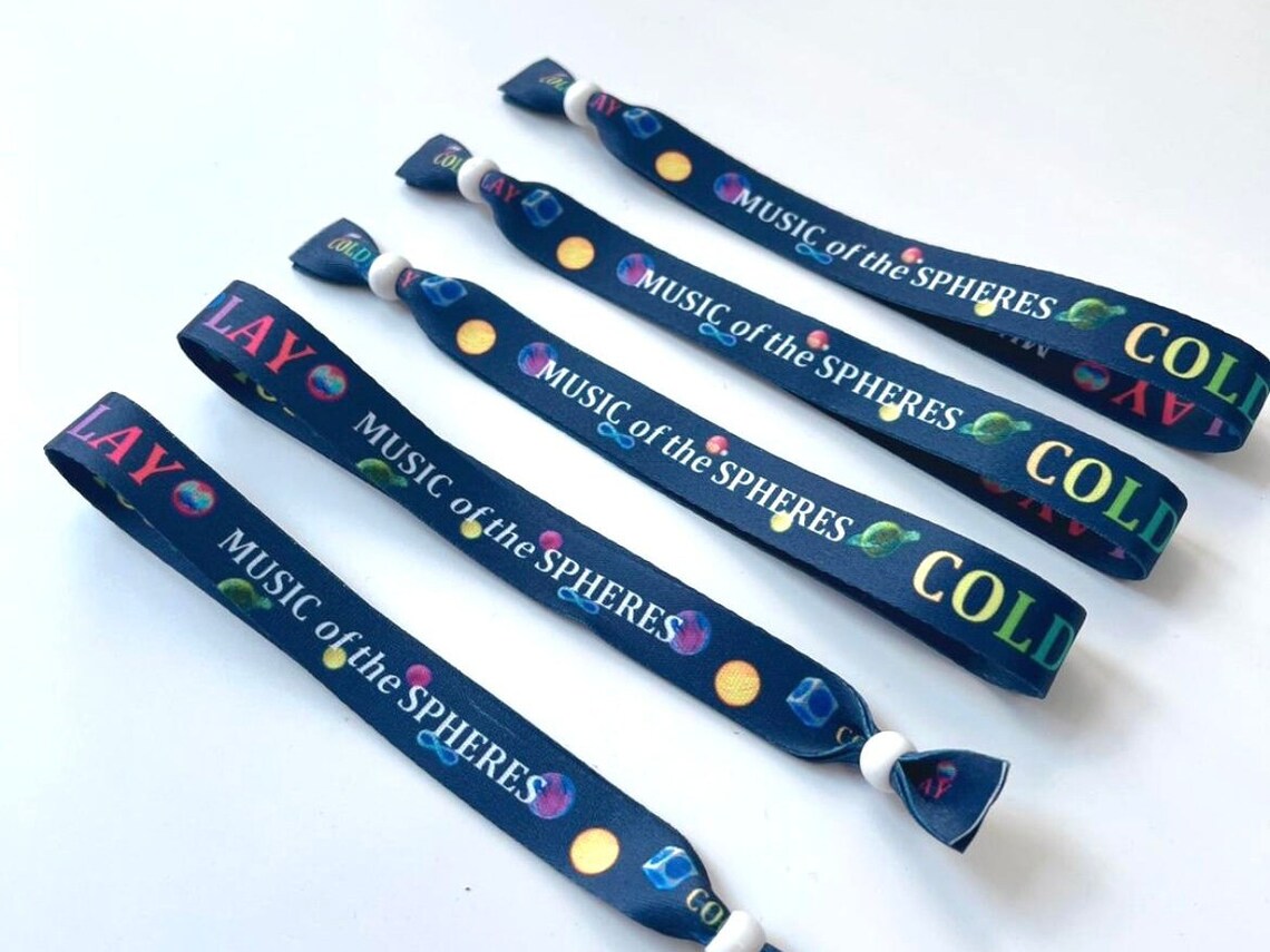 Coldplay/ the Spheres Tour Wristbands - Etsy