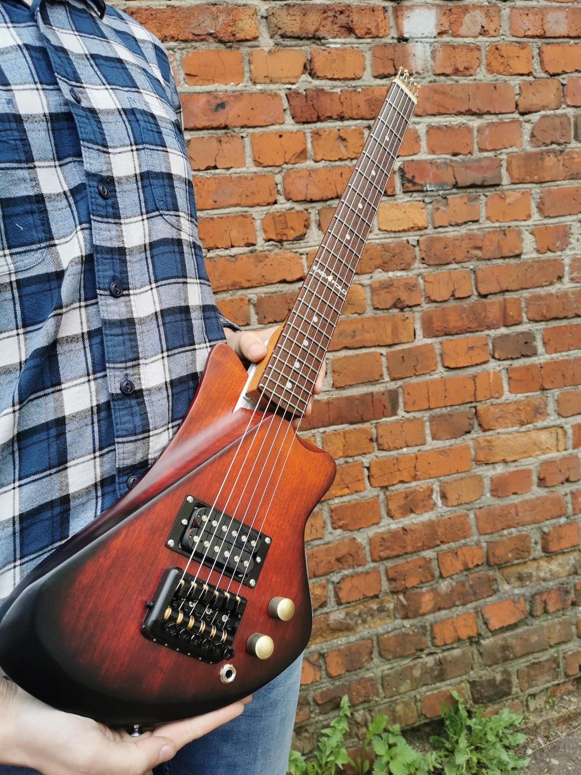 Easy Fold by Makeev Guitars - Folding Electric Guitar - Etsy