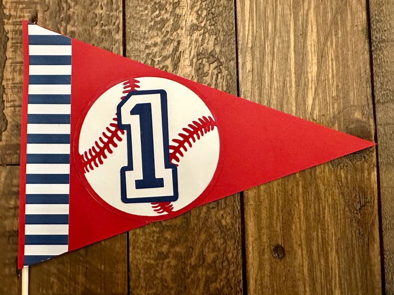 1st Birthday Baseball Pennants. Personalized Pennants. 4th of July ...