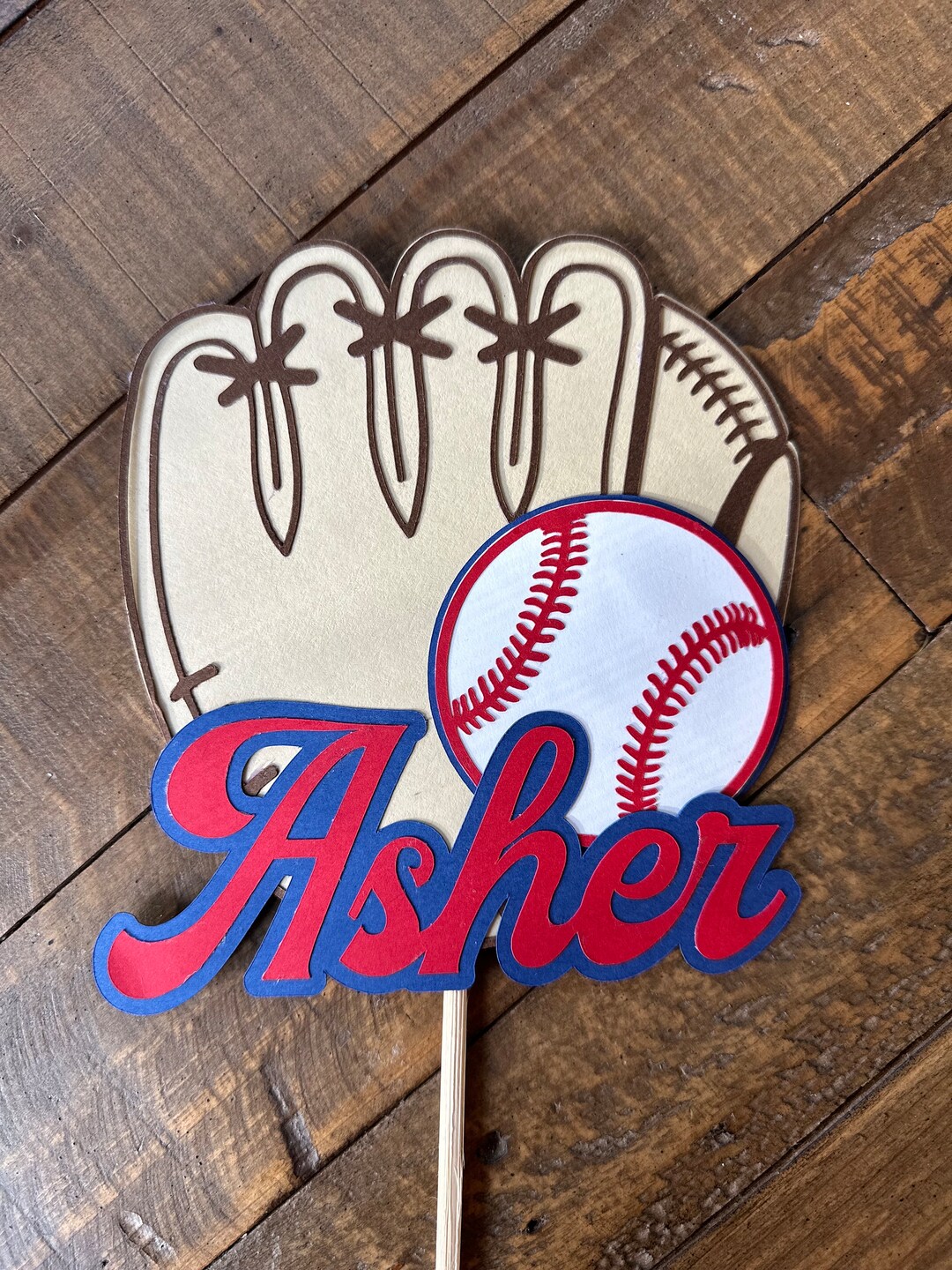 Baseball Cake Topper. Baseball Birthday. Baseball Party Decor. Baseball ...