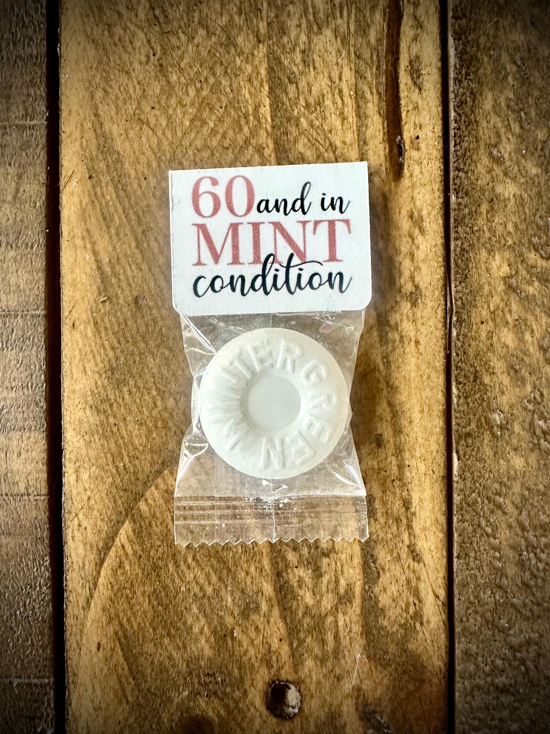 Birthday Party Mints in Mint Condition Birthday Party Favors 60th ...