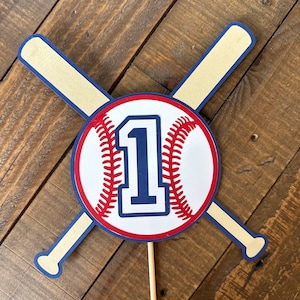 Baseball Cake Topper. Baseball Birthday. Baseball Party Decor. First ...