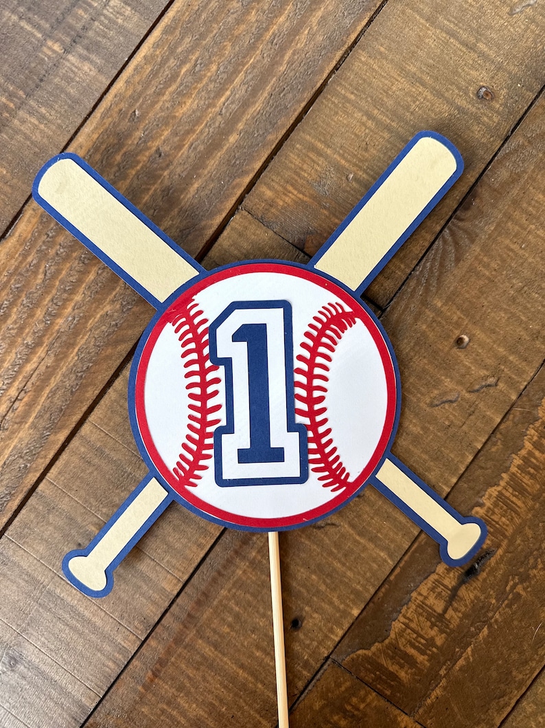 Baseball Cake Topper. Baseball Birthday. Baseball Party Decor. First ...