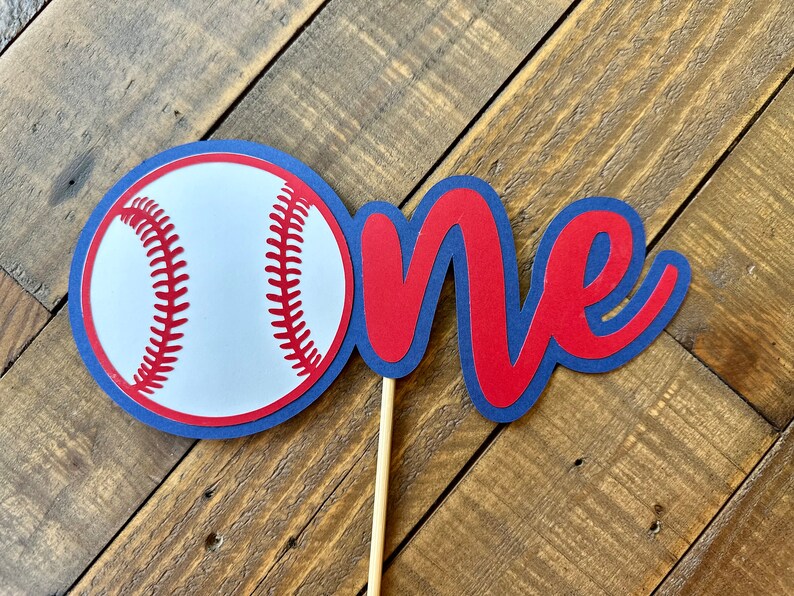 1st Birthday Baseball Cake Topper Baseball Birthday Baseball Party ...