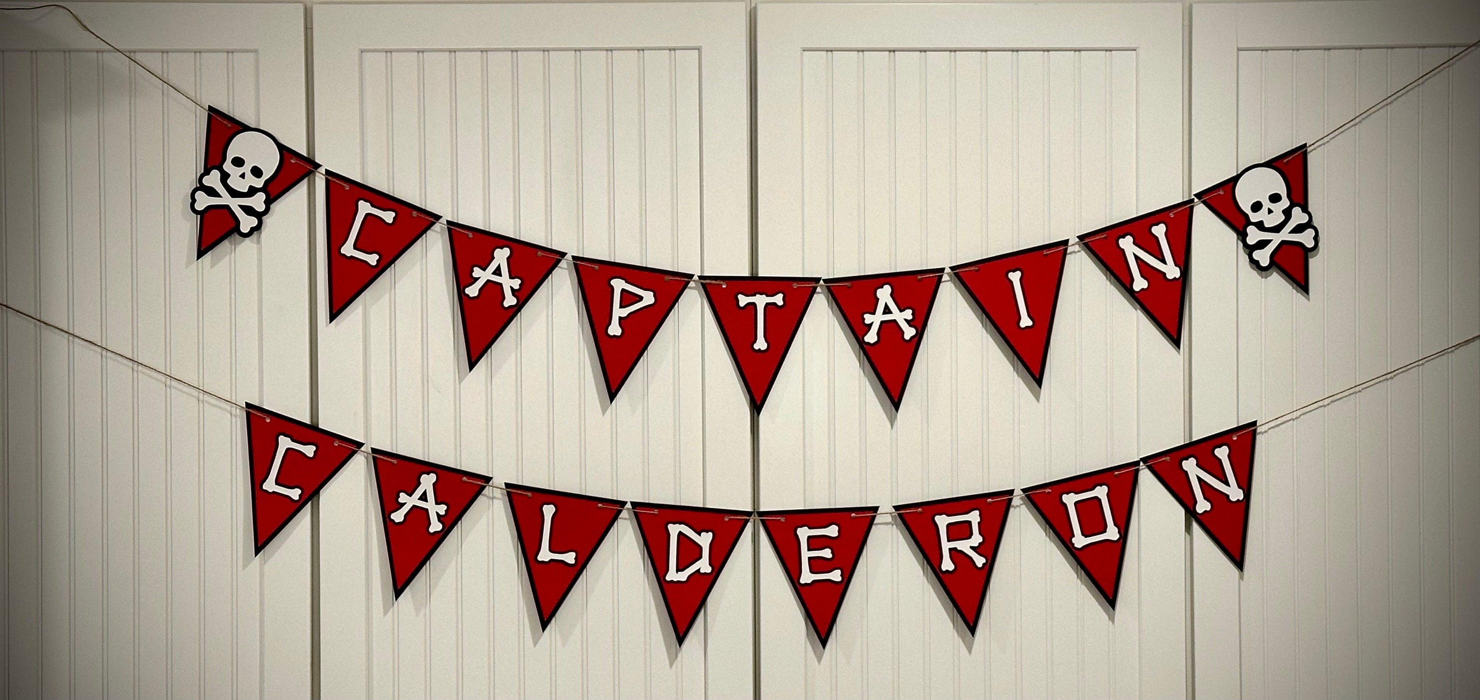 Pirate Birthday Banner Pirate Banner Pirate Party Personalized Pirate ...