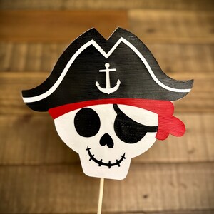 Pirate Cake Topper Pirate Birthday Pirate Party Decor First Birthday ...