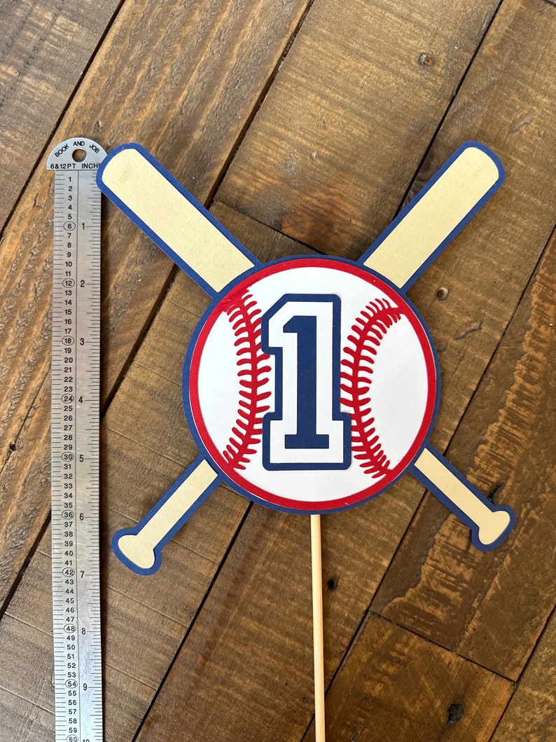 Baseball Cake Topper. Baseball Birthday. Baseball Party Decor. First ...