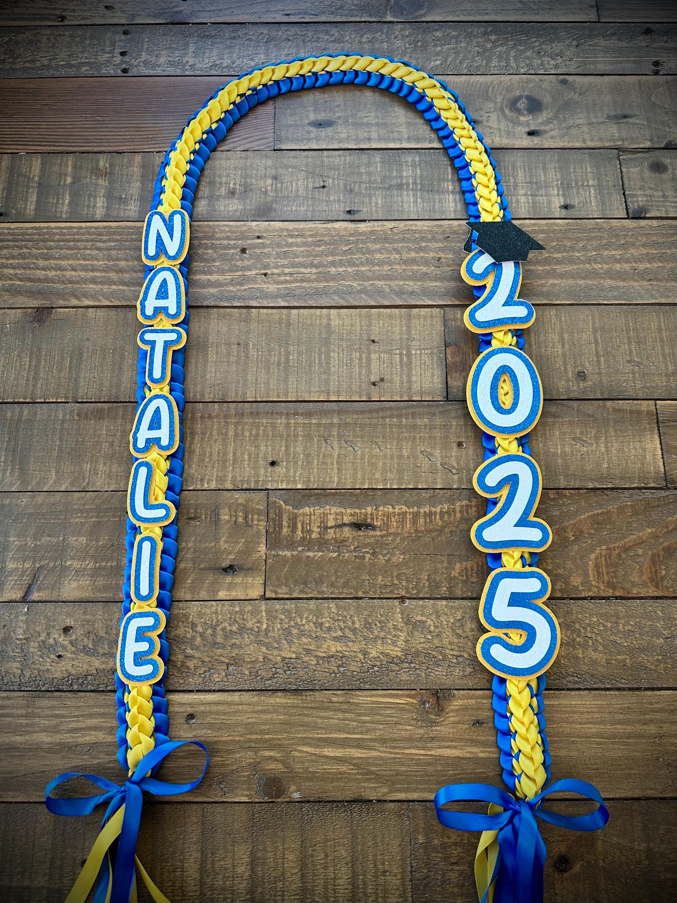 Graduation Lei Customize Colors and Personalize (MONEY NOT INCLUDED ...