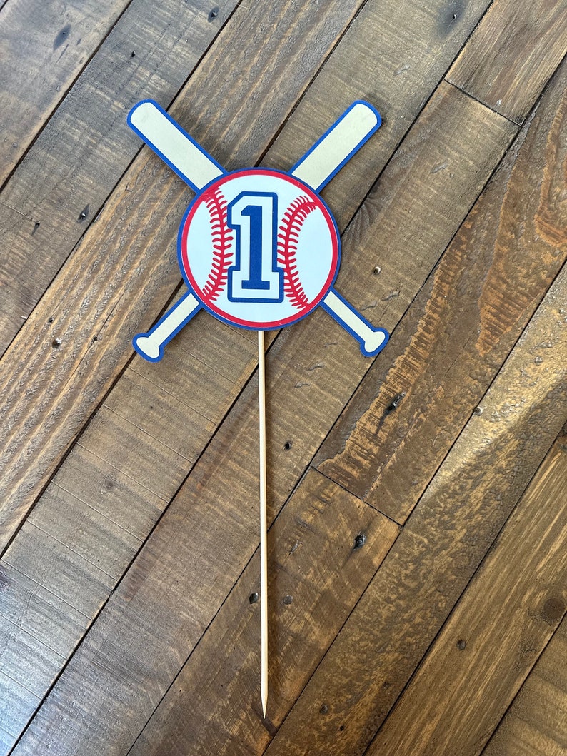 Baseball Cake Topper. Baseball Birthday. Baseball Party Decor. First ...