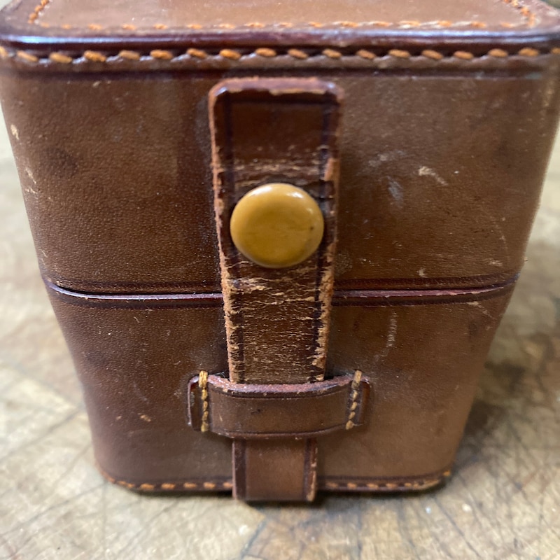 Small Vintage Leather Camera Lens Cases - Etsy