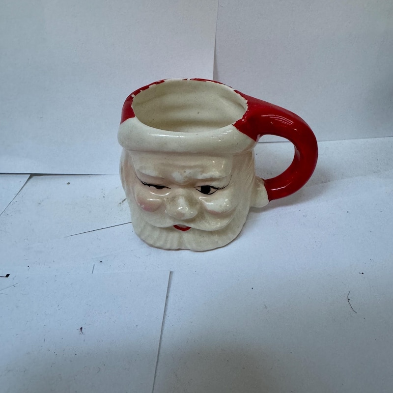 Vintage Santa Mugs - Etsy