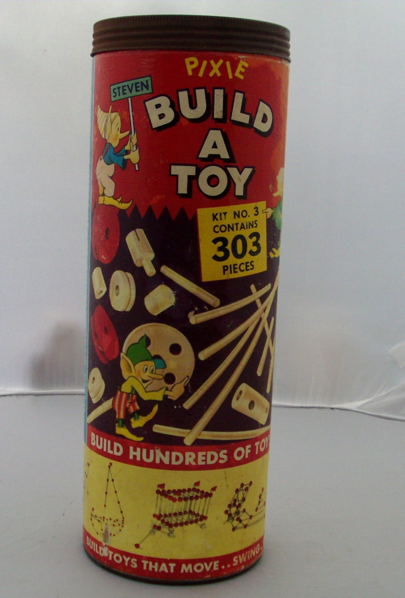 Vintage Pixie Build a Toy 1951 - Etsy