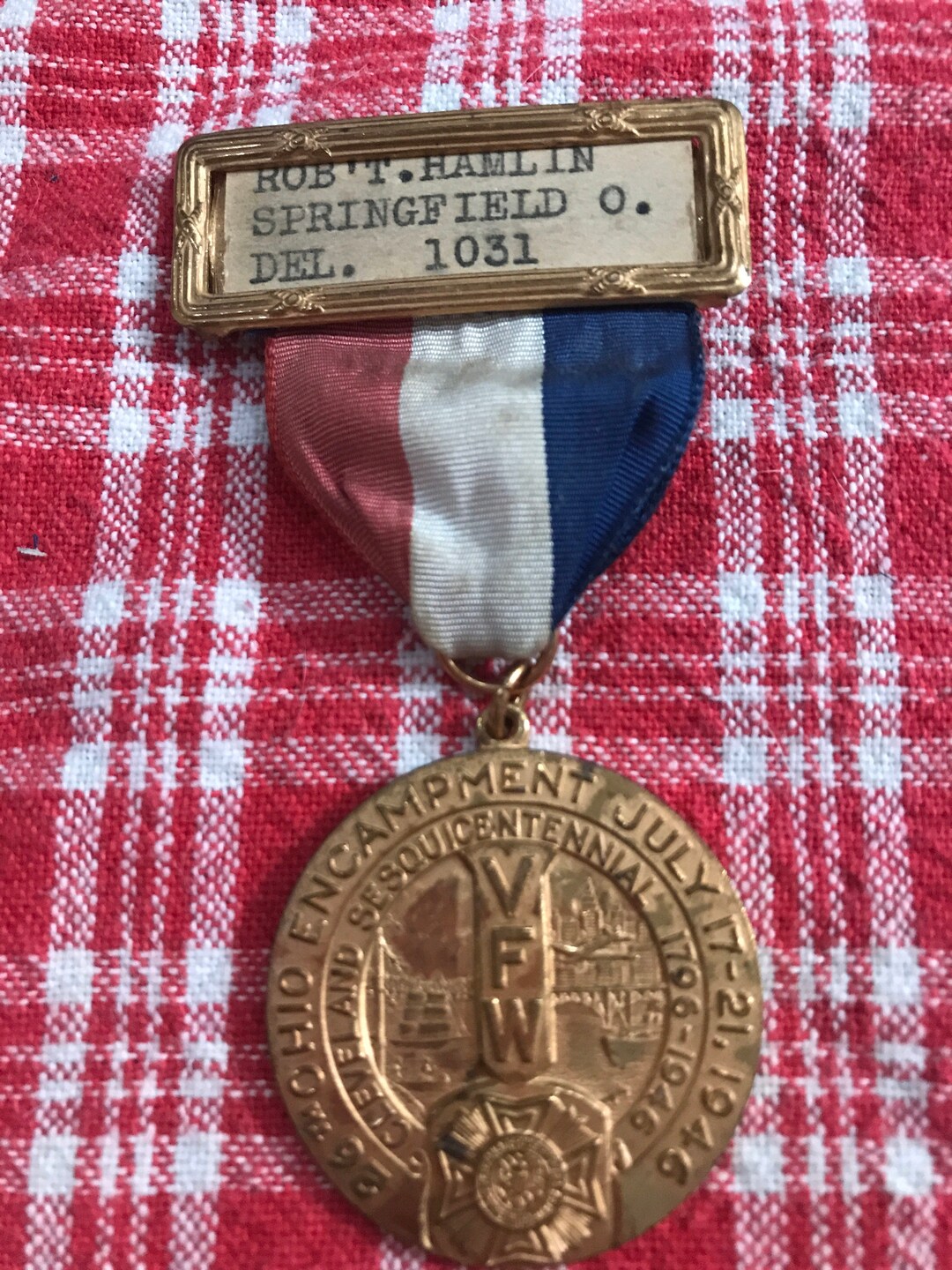 Vintage VFW Cleveland Centennial Badge Ribbon Award - Etsy