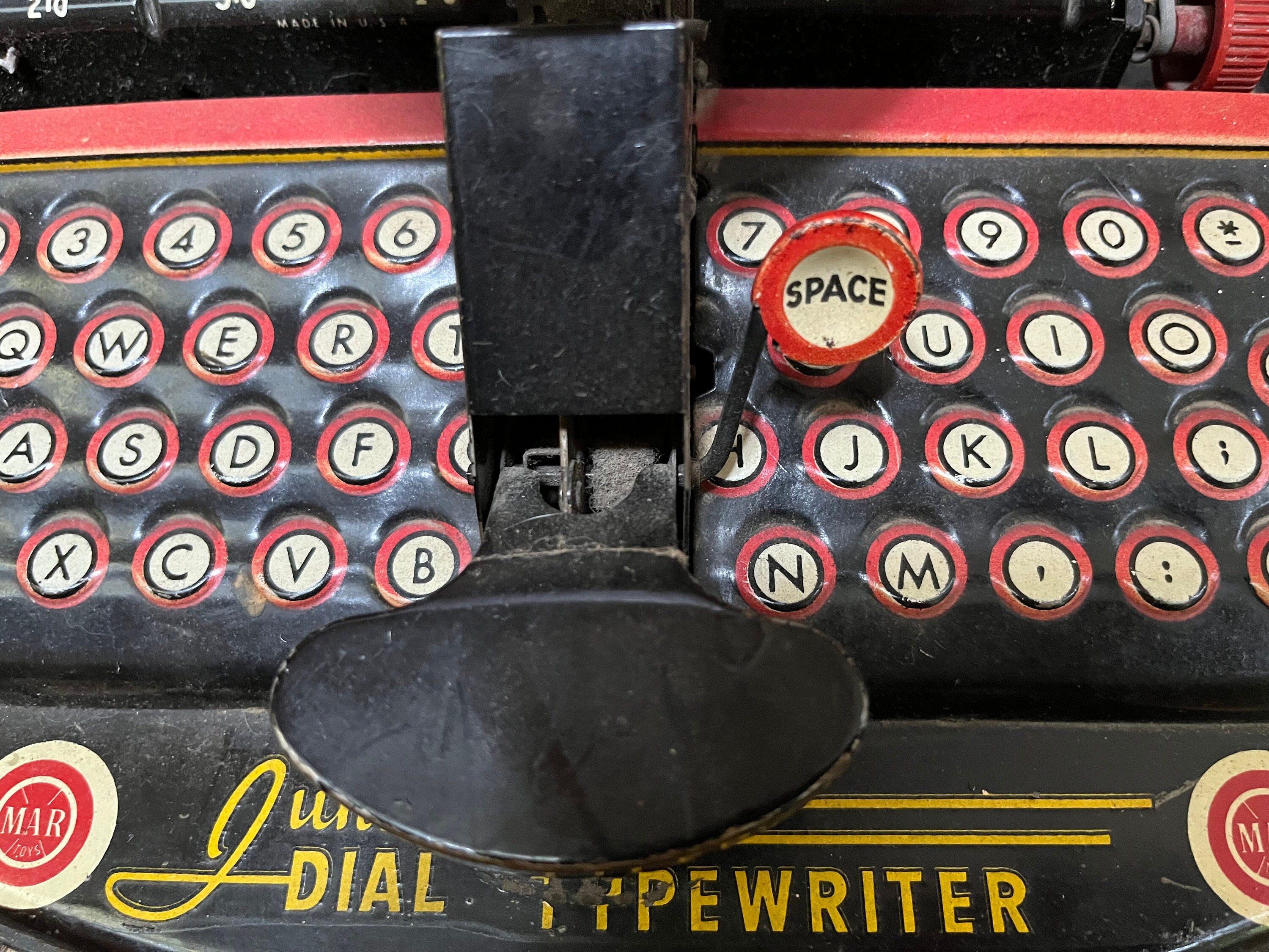 Junior Dial Typewriter Tin Toy - Etsy