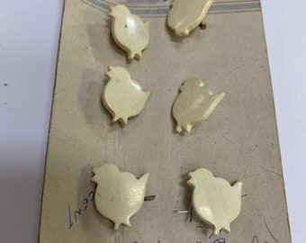 Chick Buttons - Etsy