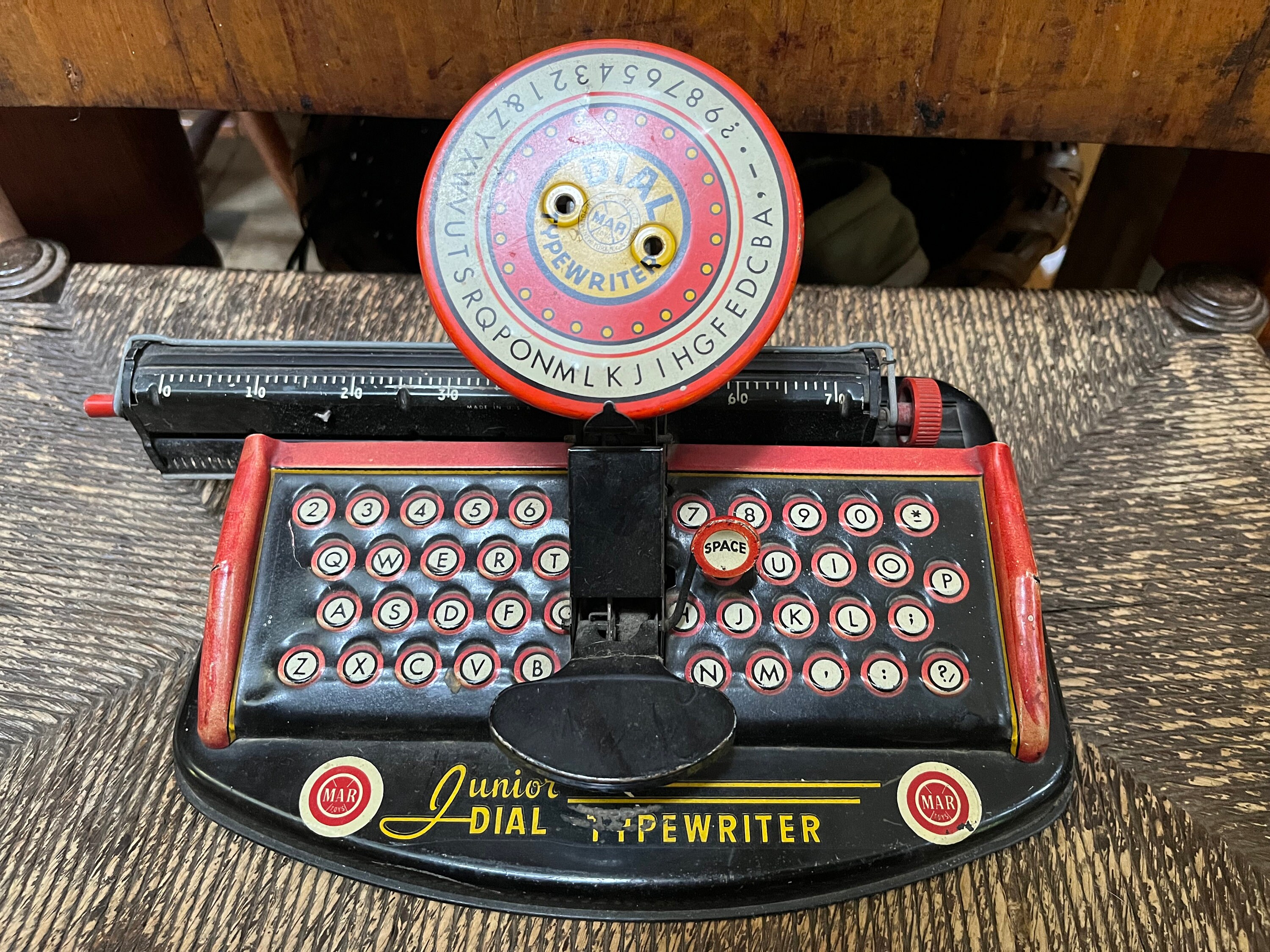 Junior Dial Typewriter Tin Toy - Etsy
