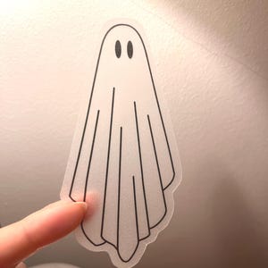 Ghost Translucent Bookmark spooky Ghost Bookmark Halloween Bookmark ...