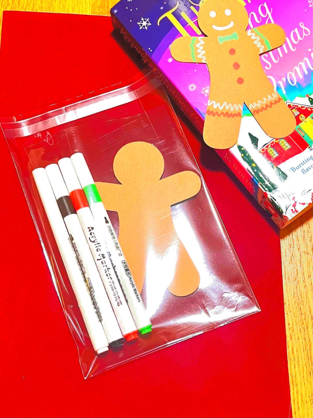 DIY Gingerbread Man Bookmark Kit Decorate Your Own Christmas Bookmarks ...