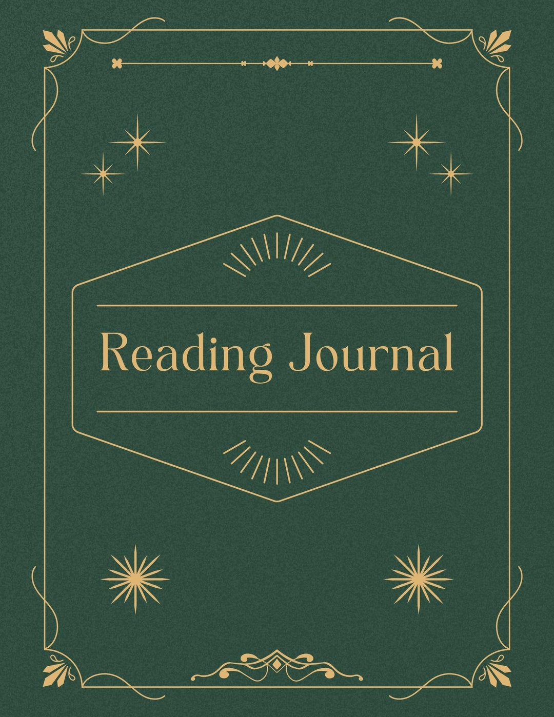 Printable Reading Journal for Teens: Book Tracker & Activities (digital ...