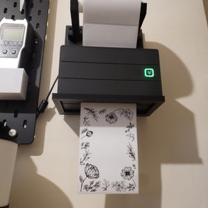 Munbyn Thermal Label Printer Wall Mount in an Option of Colours. - Etsy