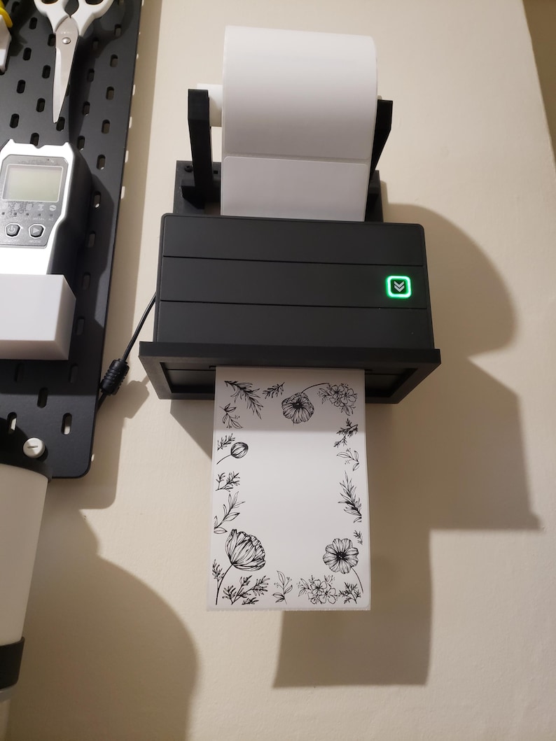 Munbyn Thermal Label Printer Wall Mount in an Option of Colours. - Etsy