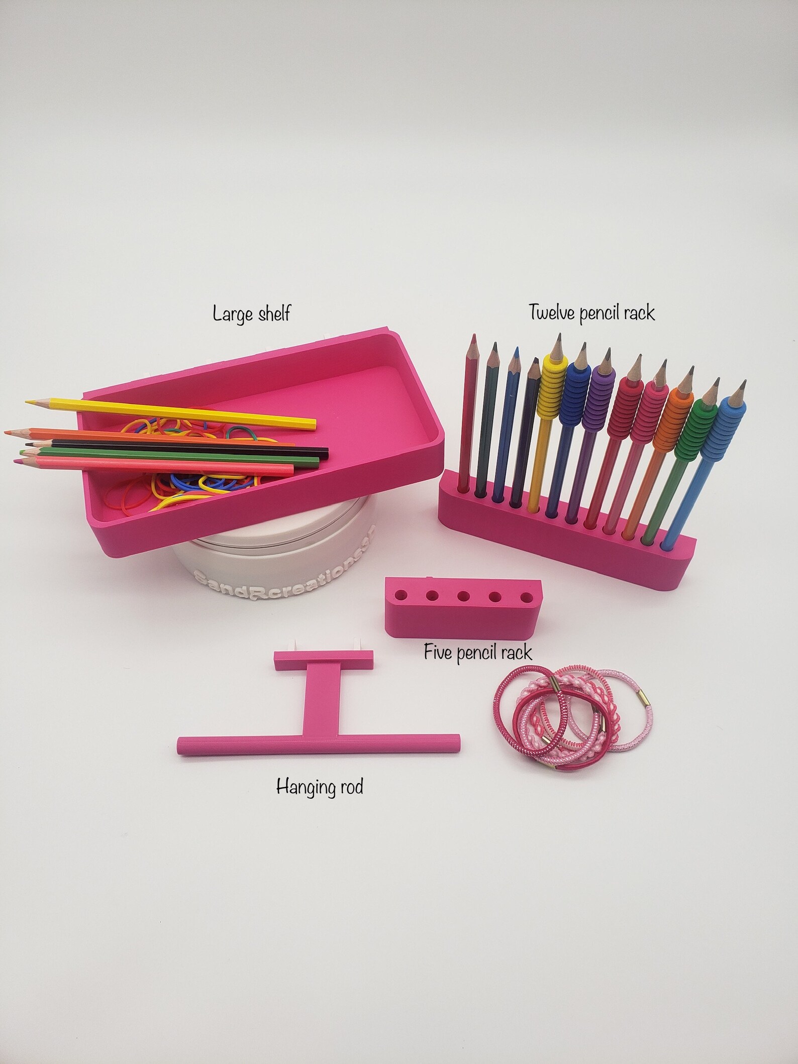 Skadis Accessories Set Pink Bedroom Organiser Storage - Etsy UK