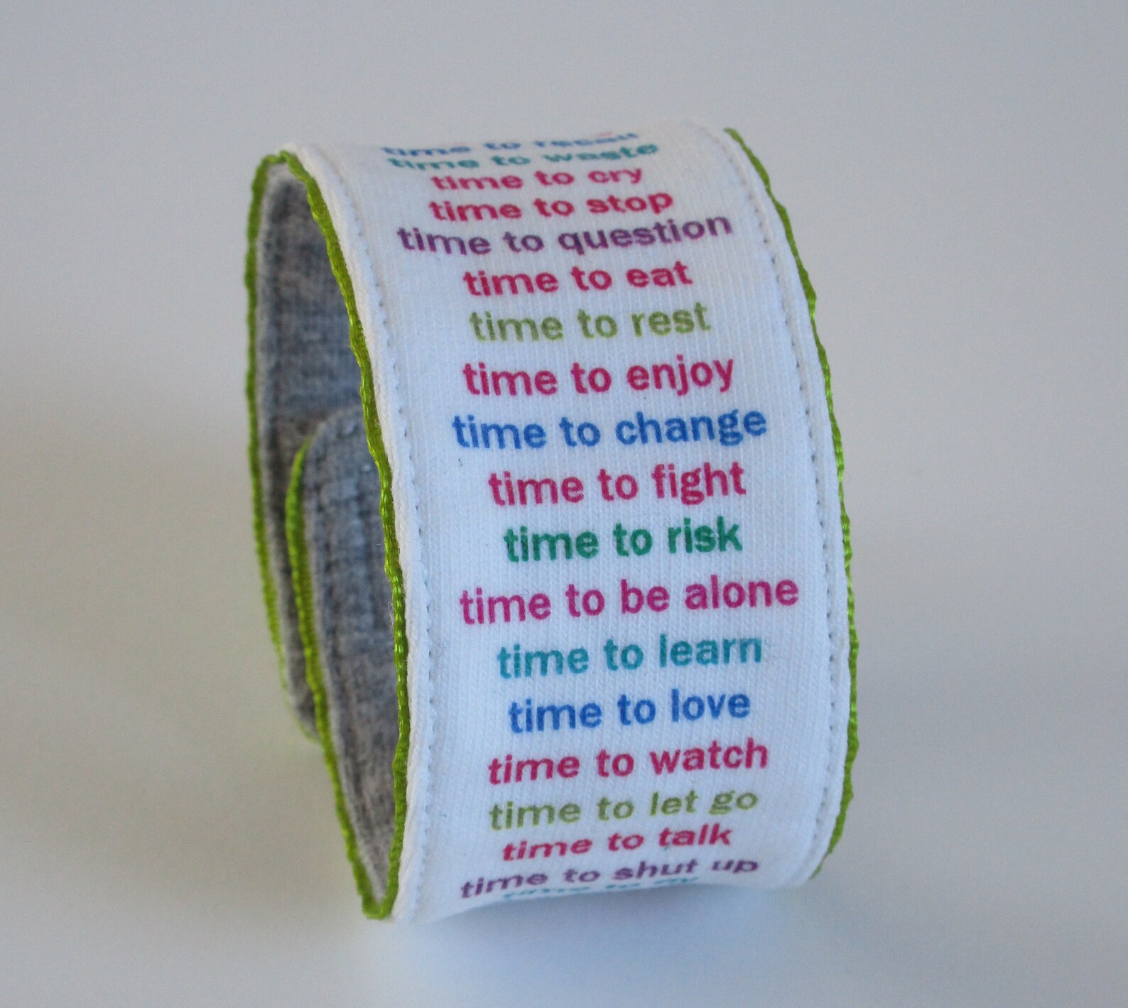 TIMEBAND Wristband Multi Coloured, Cuff, Bracelet, Timepiece - Etsy