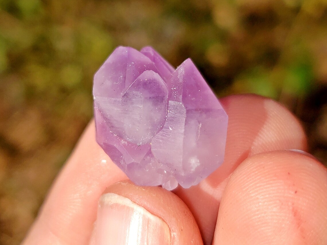 Amethyst Crystal Cluster Purple Quartz Raw Stone Specimen - Etsy