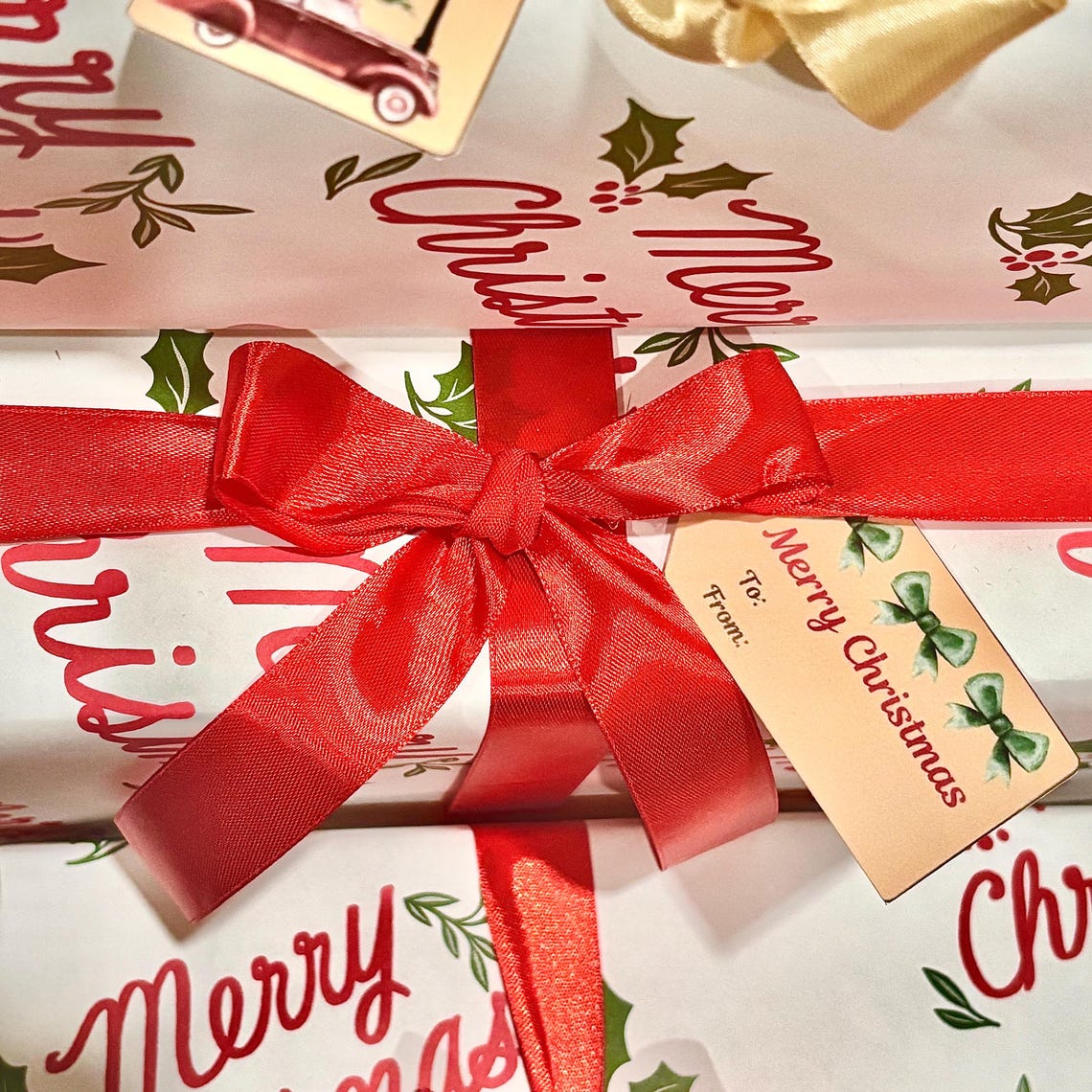 Christmas Gift Tags - Rustic - 24 Printable Tags - Etsy