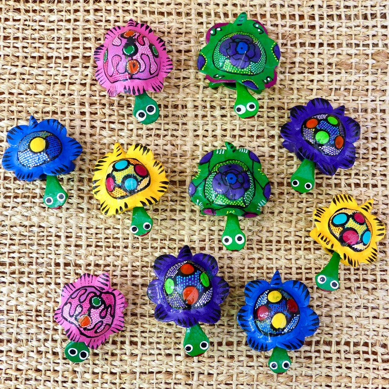 10 Bobble Head Nodding Turtles Eco Green Party Favors - Etsy