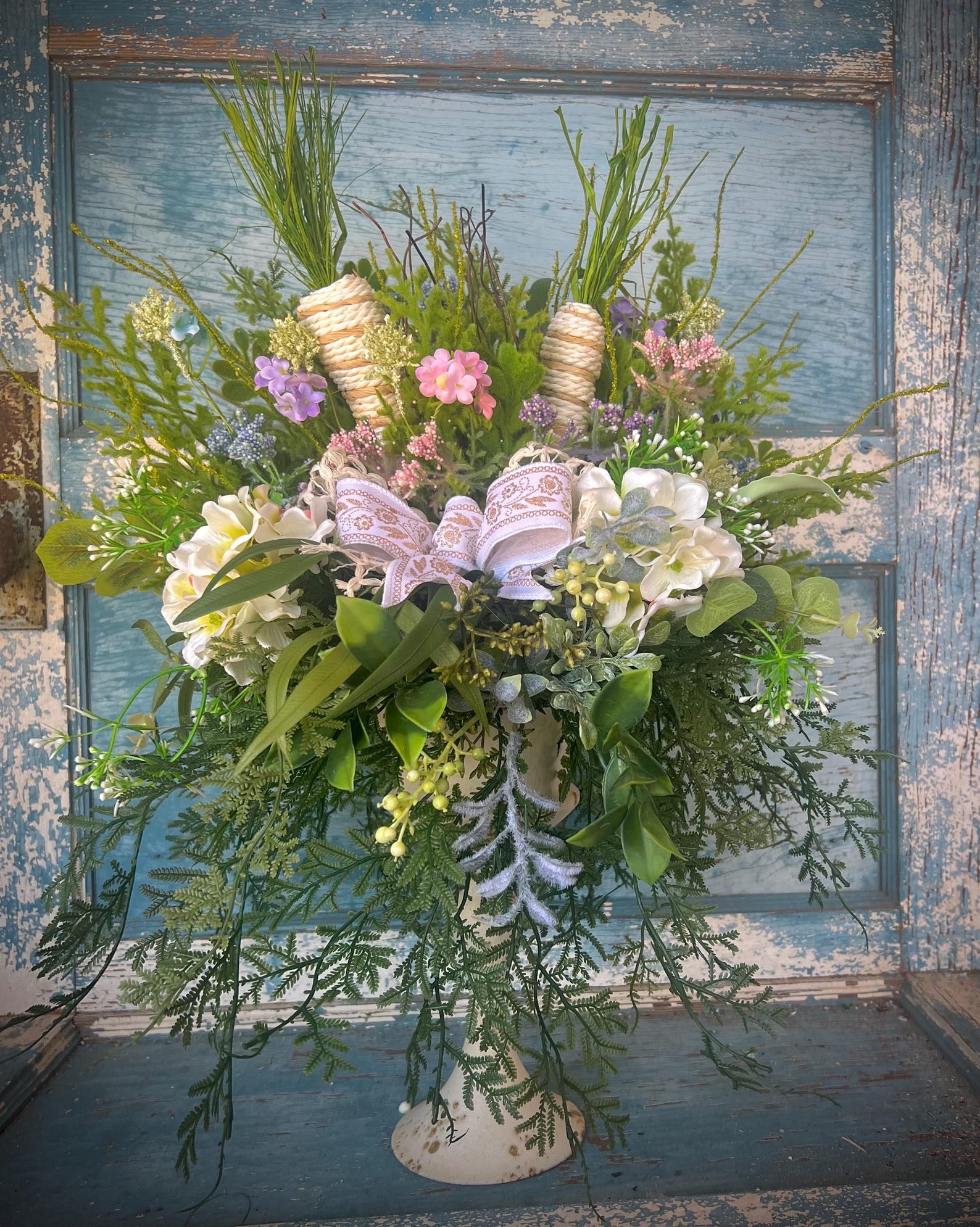 Easter/spring Centerpiece, 24x21x19” Spring Time Centerpiece, Spring ...