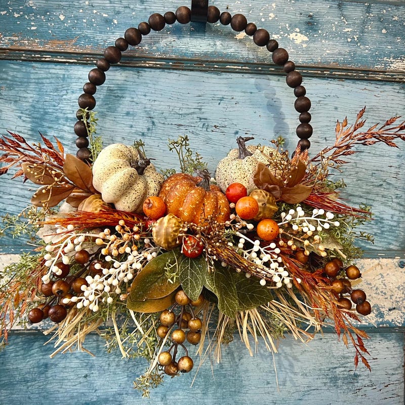 Beaded Wreath - Etsy
