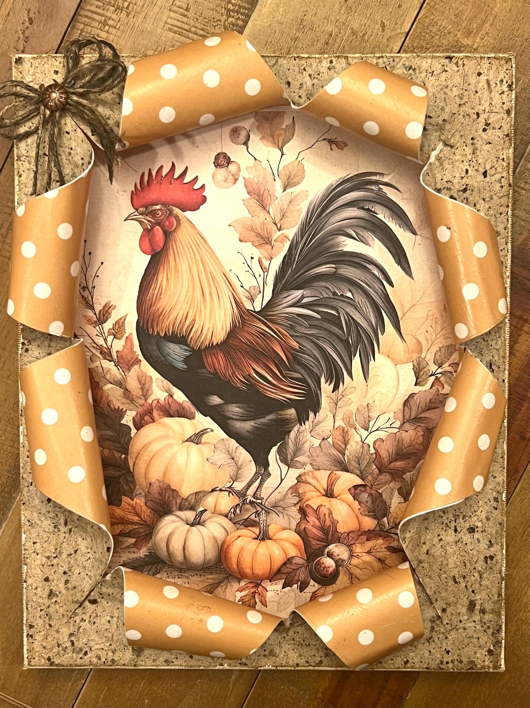 Rooster Busted Canvas, 8x10” Fall Rooster Busted Canvas, 8x10 Fall ...