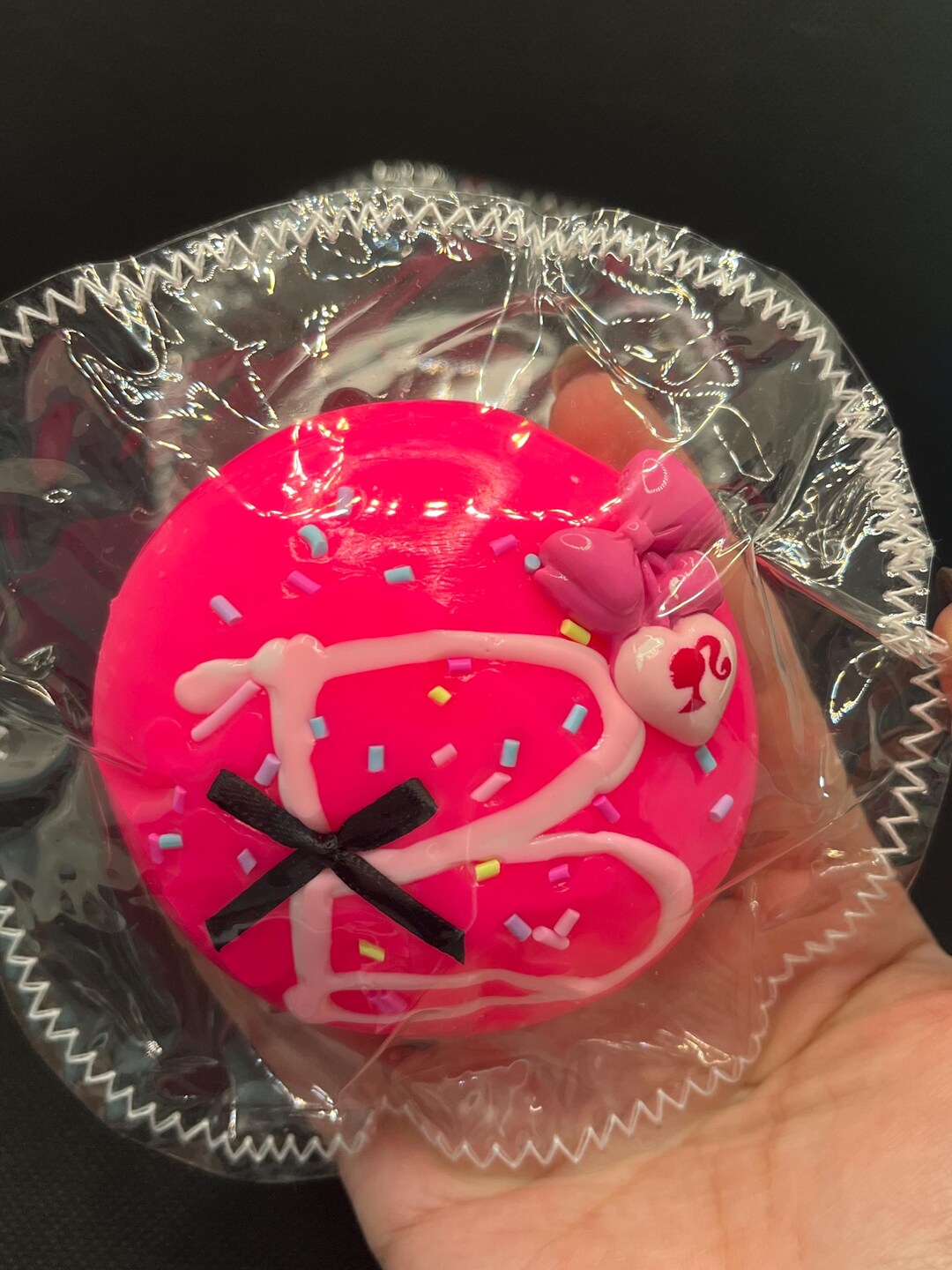 Squishy Daifuku Mochi Barbie Pink and Monotone Calligraphy Fidget ...