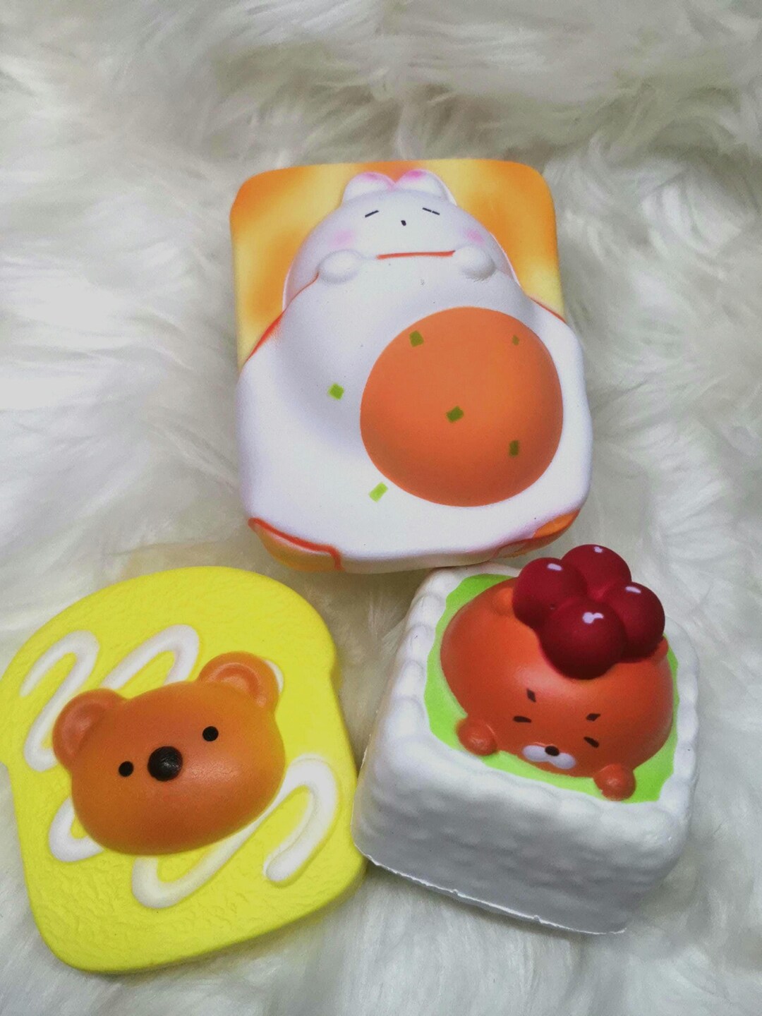 Kawaii Japanese Cartoon Cute Bread. Baked Pastry Toy Squishy. Destress ...