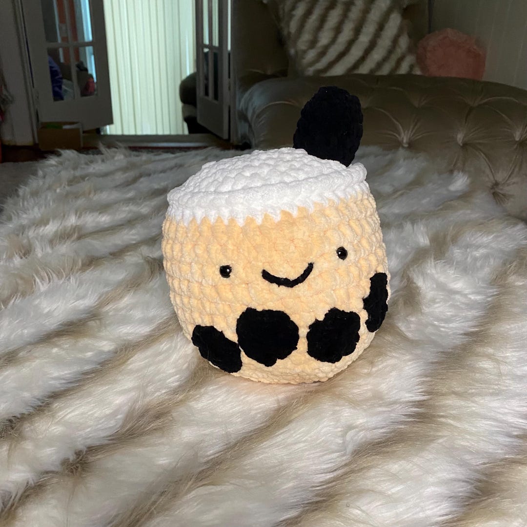 Crochet Boba | Boba Plushie | Boba Plush | Boba Toy | Halloween Gift ...
