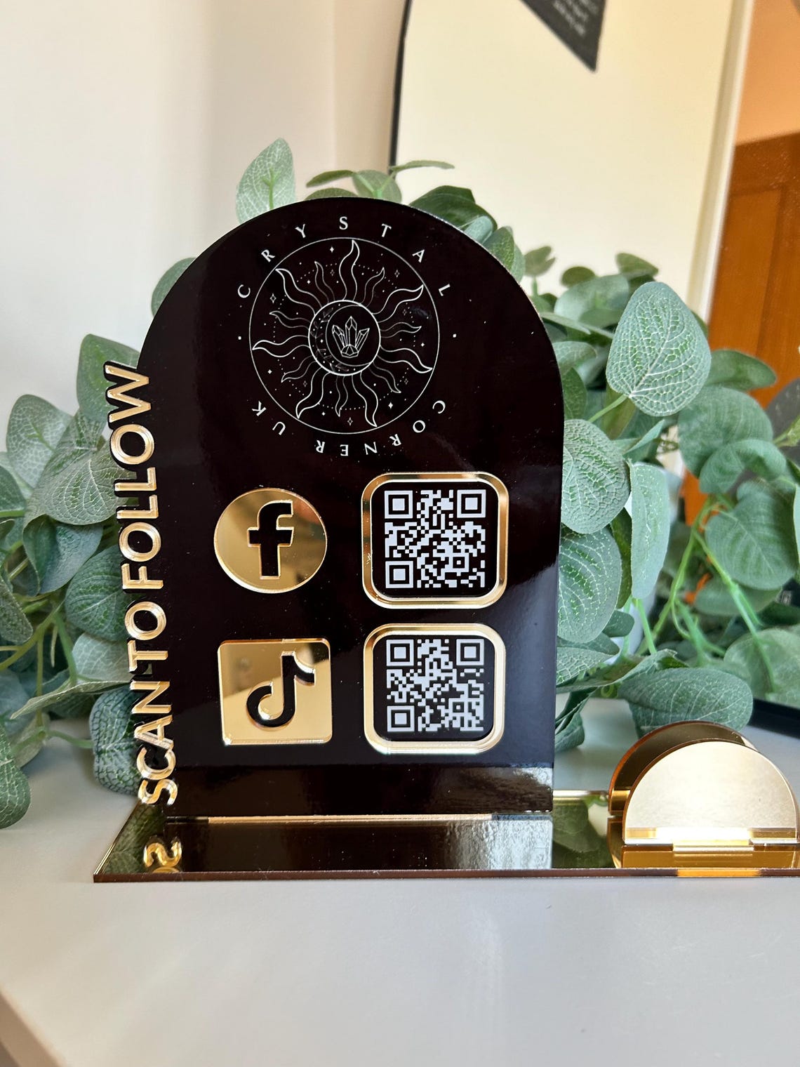 QR Bespoke Reception Desk / Stall Sign | Acrylic | Bespoke ...