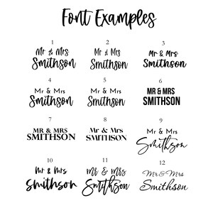 Luxury Acrylic Laser Cut Mr & Mrs Cake Topper | Wedding Sign | Monogram ...