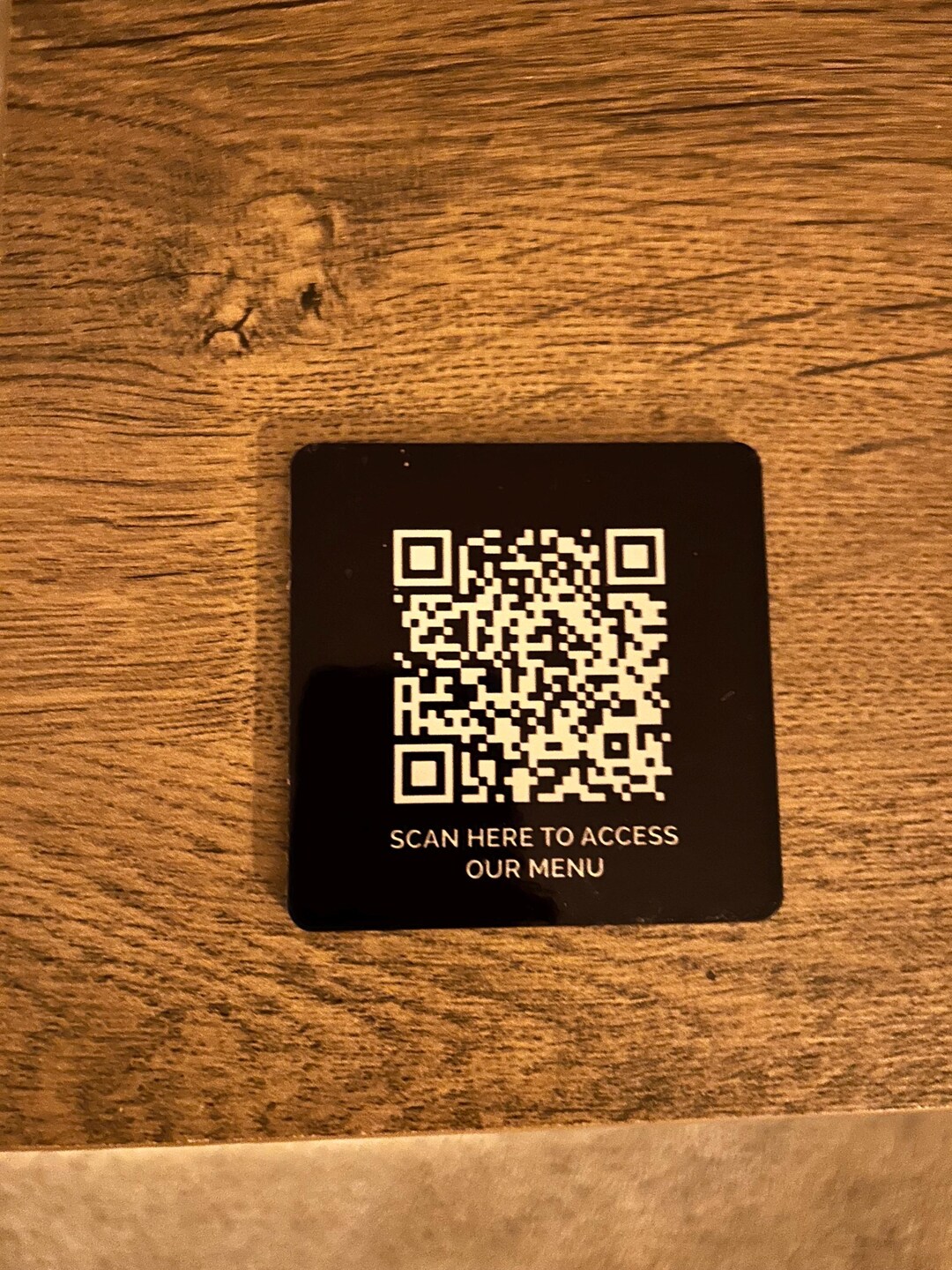 Custom Table QR Code | Personalised QR Code | Cafe Table Decor ...