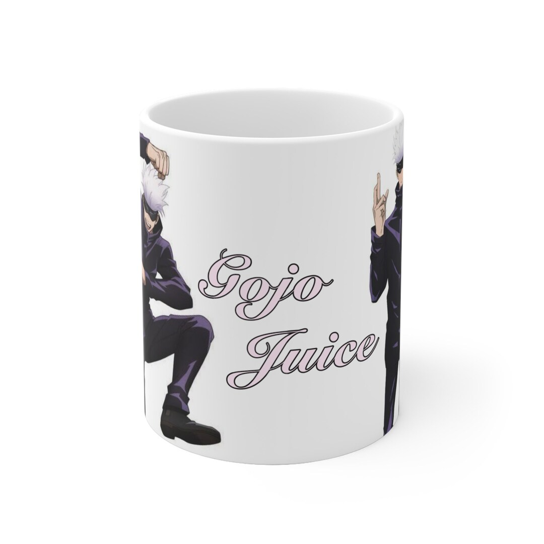 Gojo Satoru Juice Mug Jujutsu Kaisen Anime Mug Funny Japanese Media Cup ...