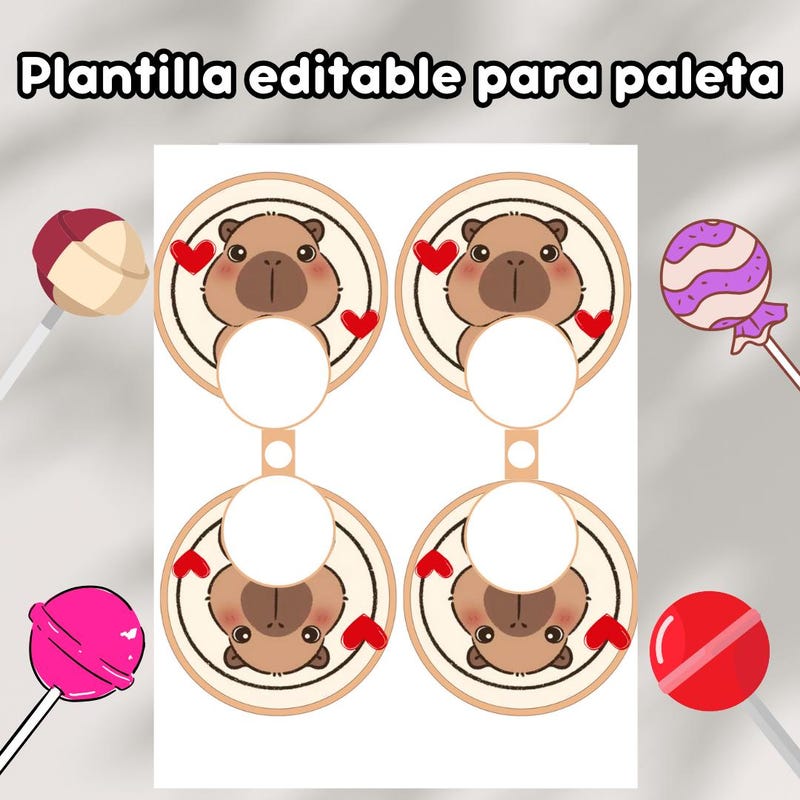 Plantillas capibara - Etsy México