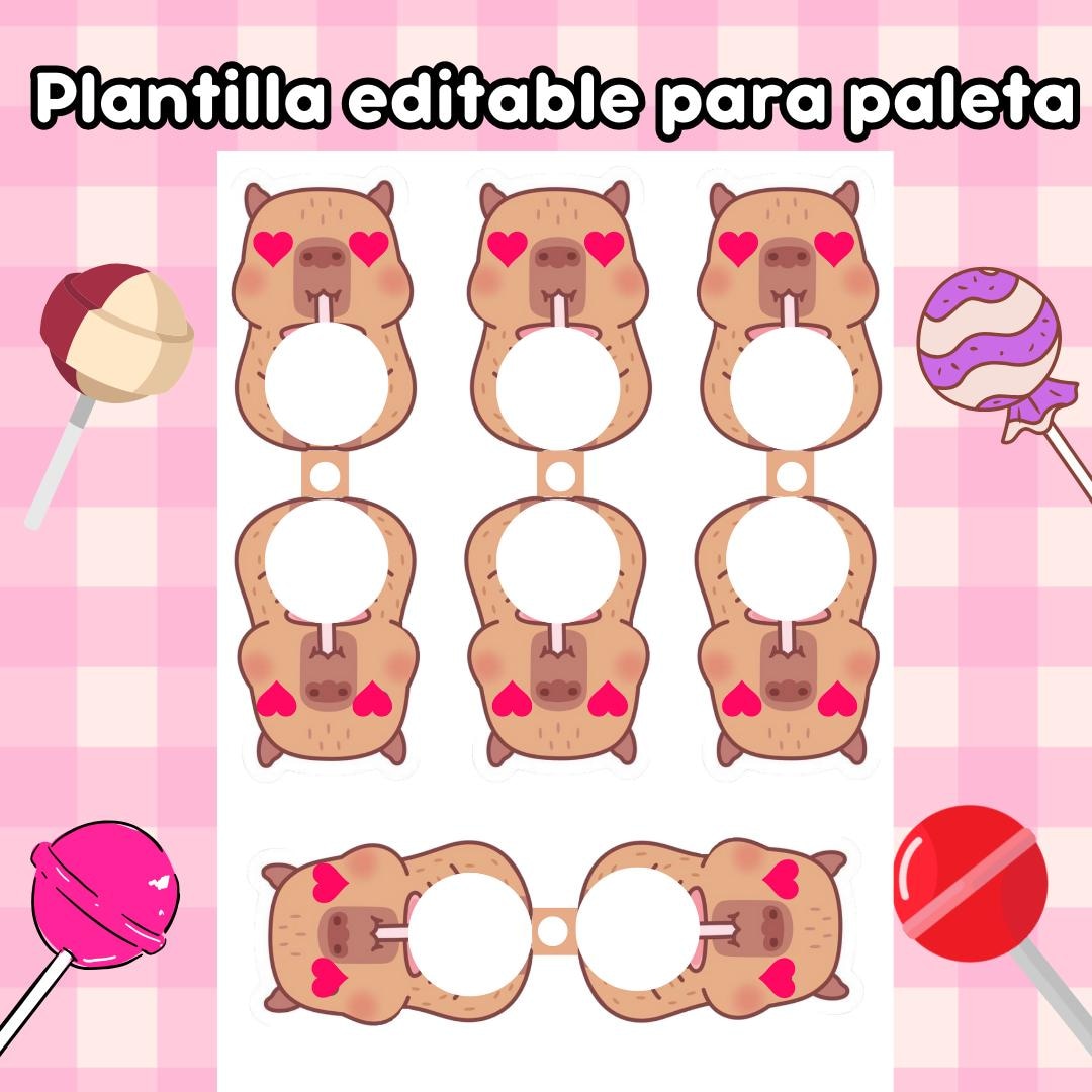 Tender Capybara Palette Template - Etsy