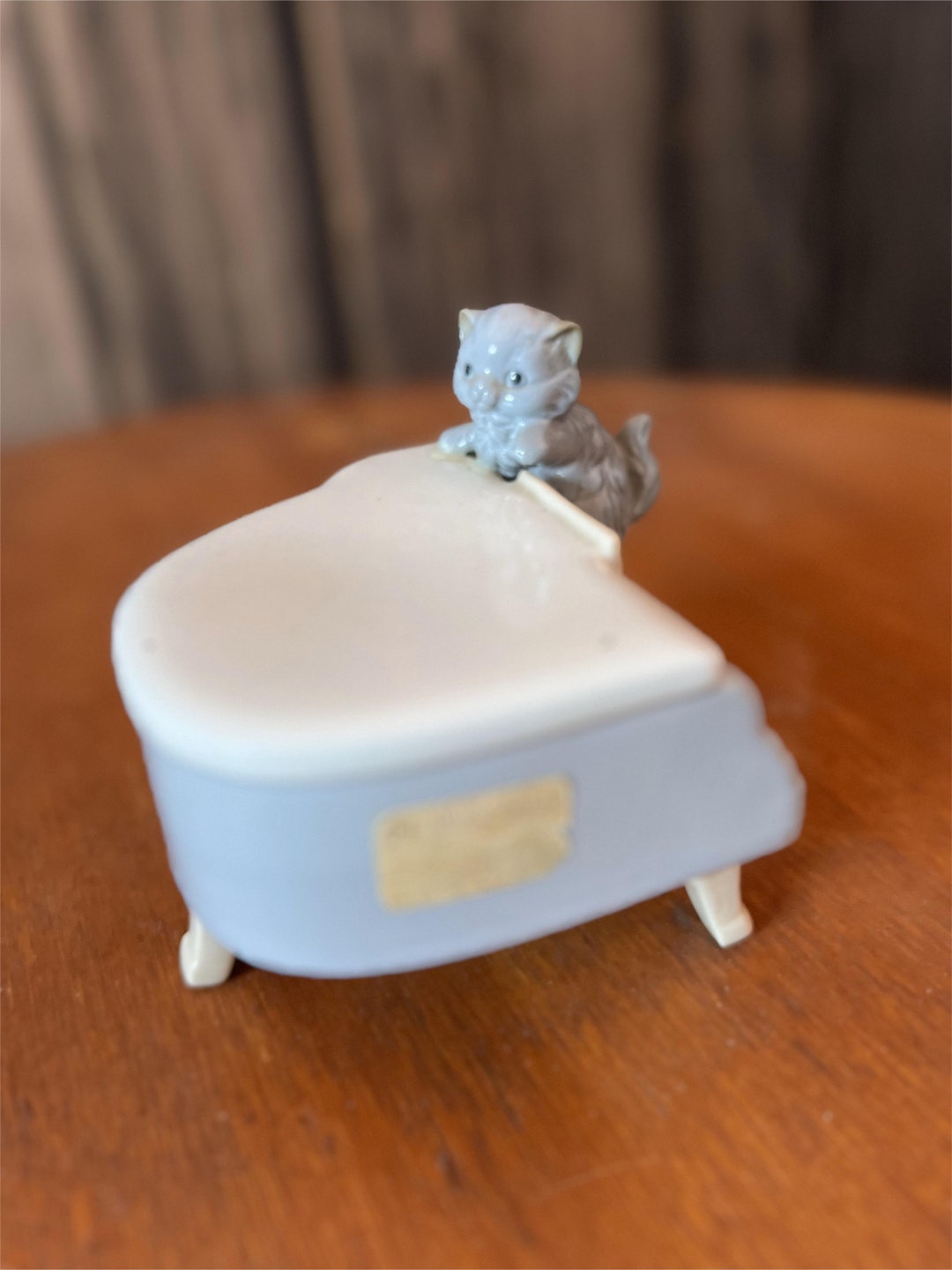 Vintage Cat Piano Music Box. Plays "minuet", Made in Japan - Etsy