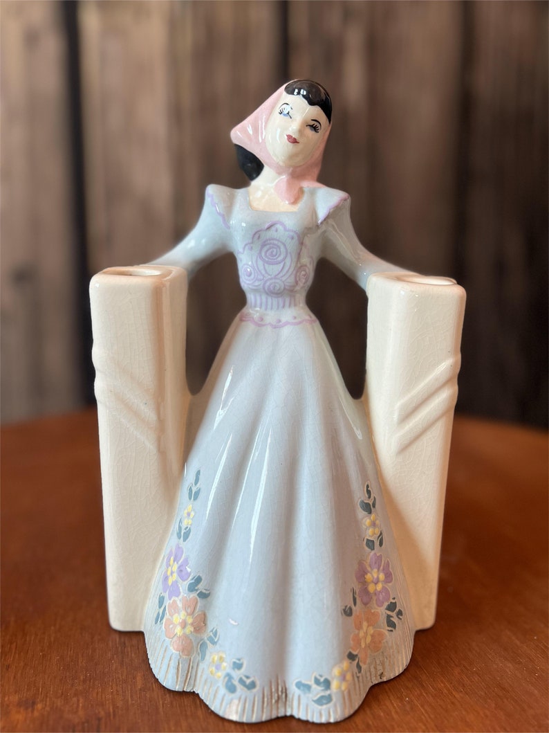 Vintage Lady Vase Studio California Pottery Woman Hip Columns Figure - Etsy