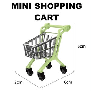 Mini Dollar Store Super Cute Realistic Mini Shopping Cart for ...