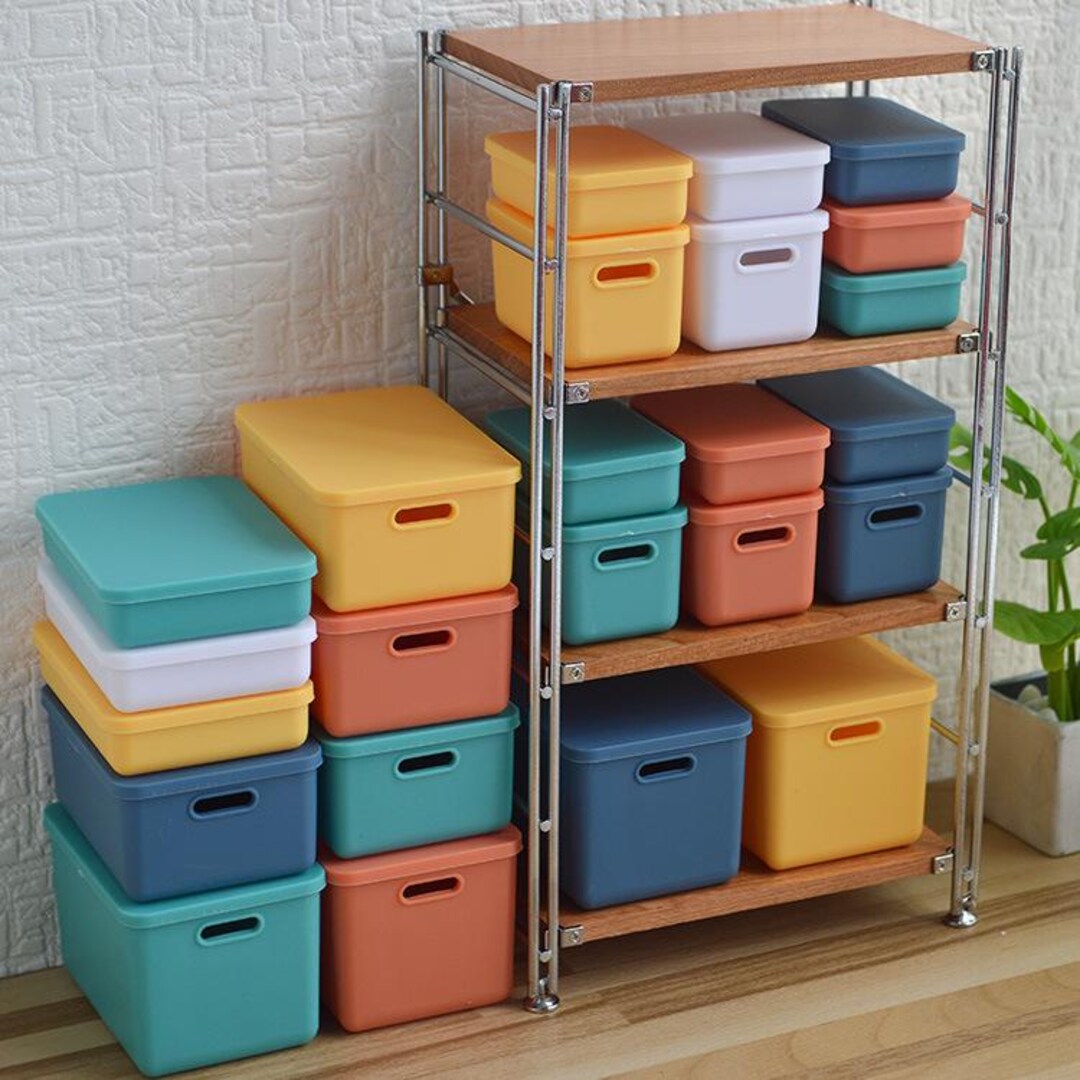 Miniature Storage Sets Mini Stackable Storage Boxes With Lids Miniature ...