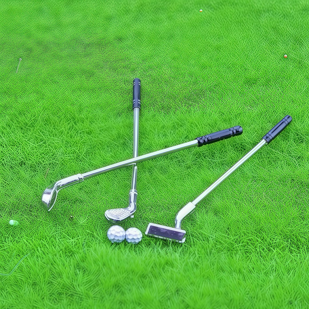 Miniature Golf Clubs Set With Mini Golf Balls Miniature Sports Supplies ...